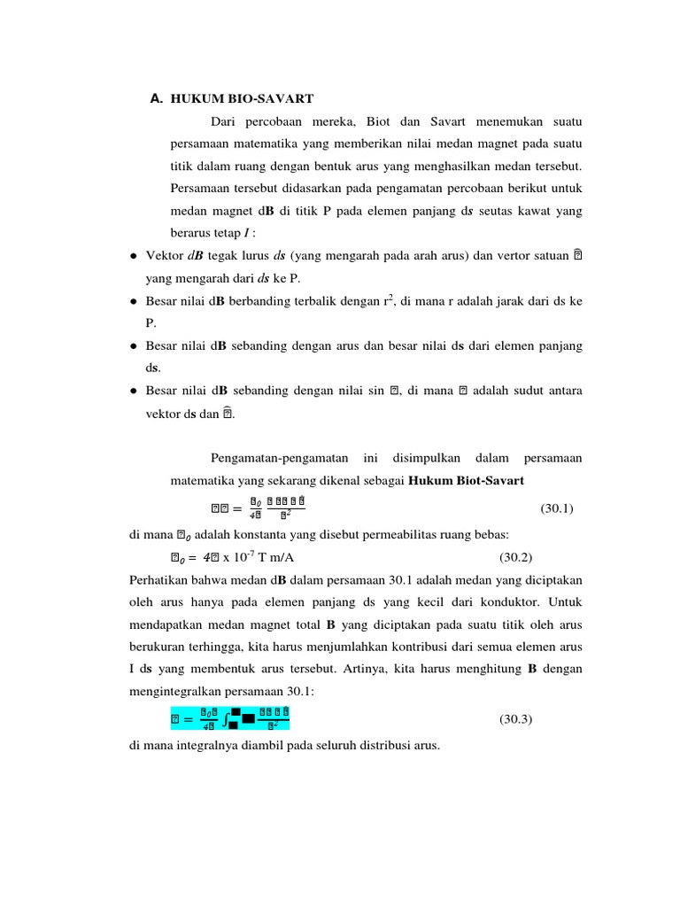 Hukum Biot Savart | PDF