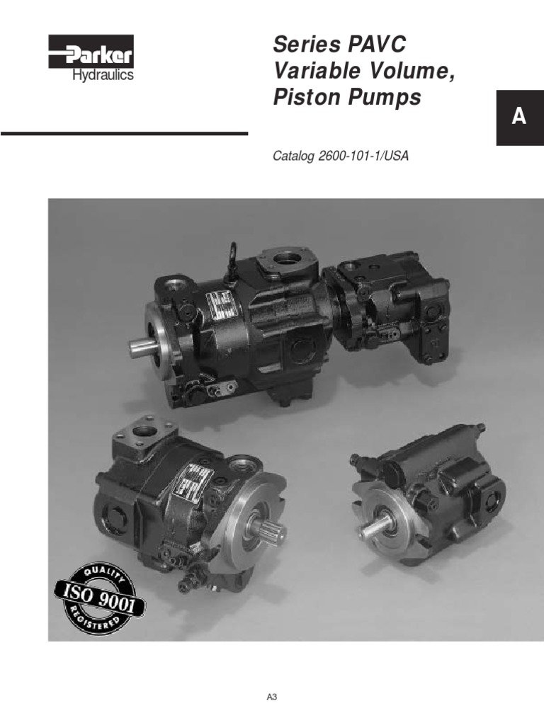 Series PAVC Variable Volume, Piston Pumps: Hydraulics | PDF | Pump ...