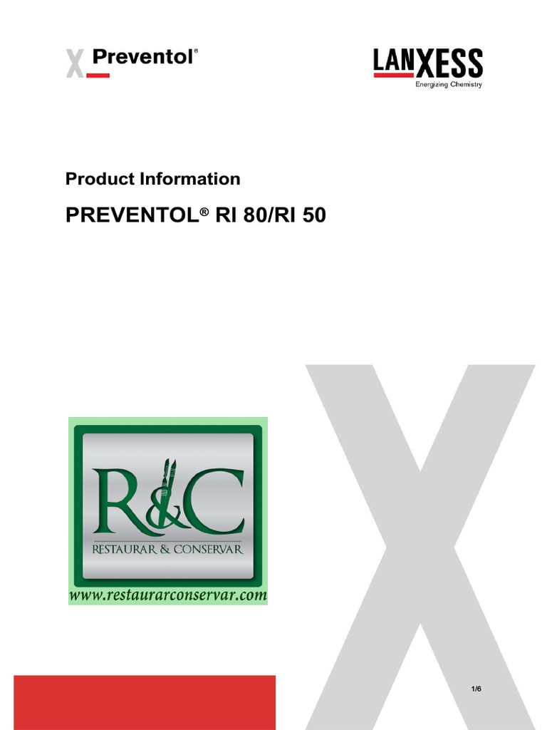 Preventol RI 80/RI 50: Product Information | Download Free PDF ...