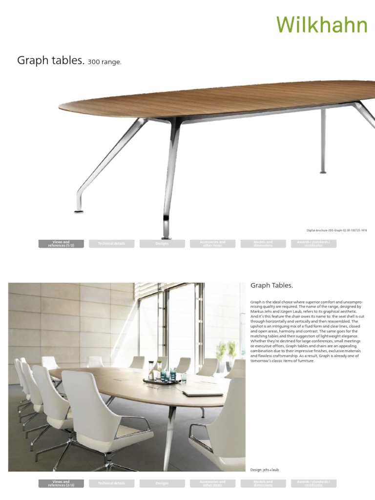 Wilkhahn Graph Table 300 Digital Brochure ENG | PDF | Building ...