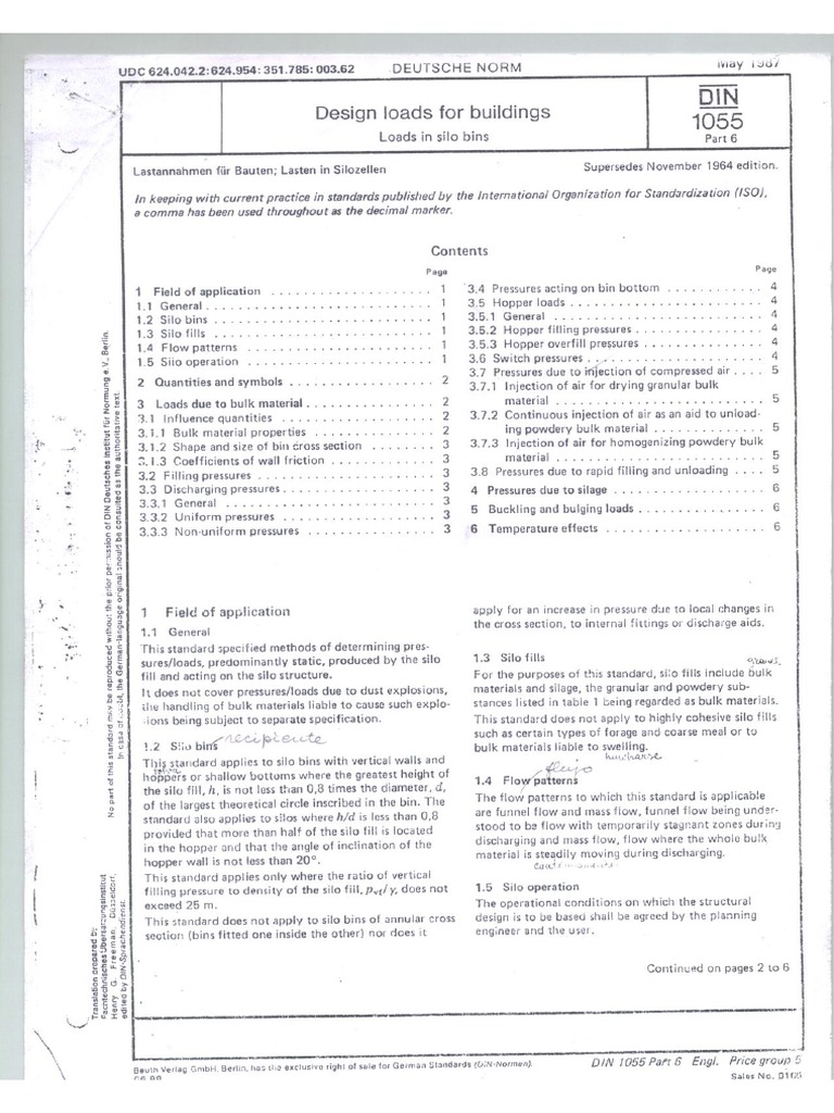 DIN 1055 - Parte 6 - 1987 | PDF