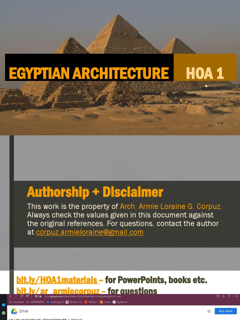 Egyptian Architecture | PDF | Ancient Egypt | Architectural Design