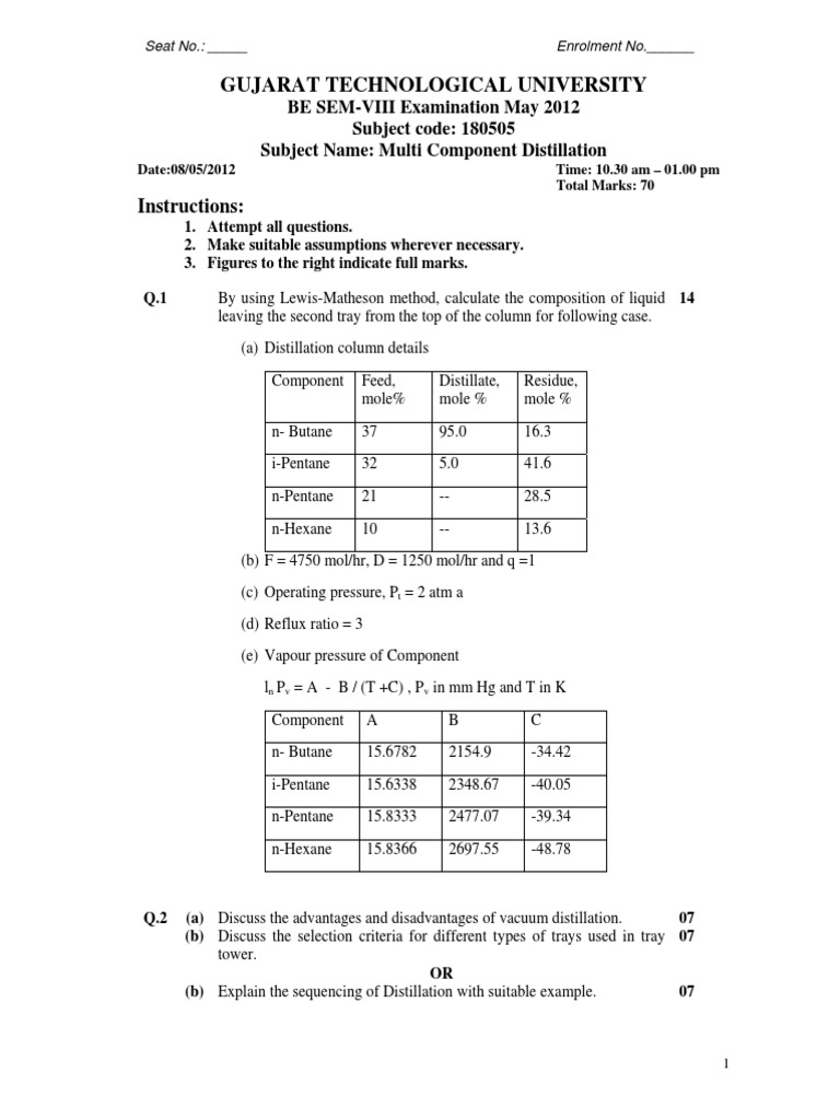 180512-180505-Multi Component Distillation (Department Elective-II ...