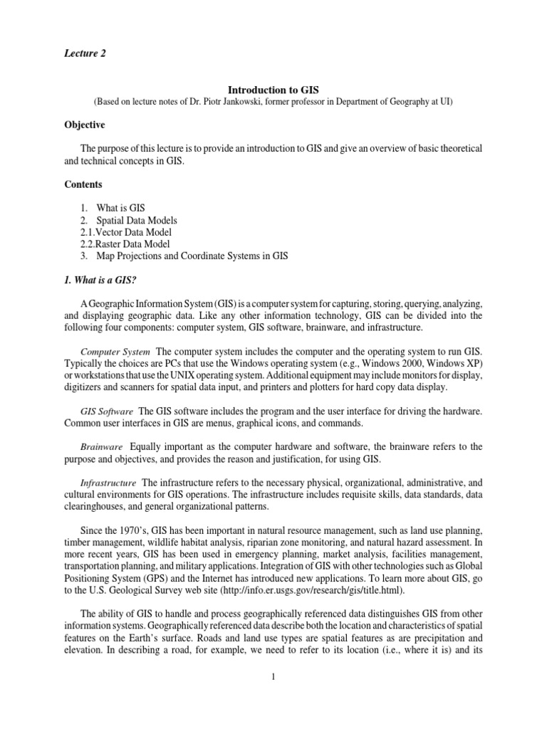 Gis PDF | PDF | Geographic Information System | Map