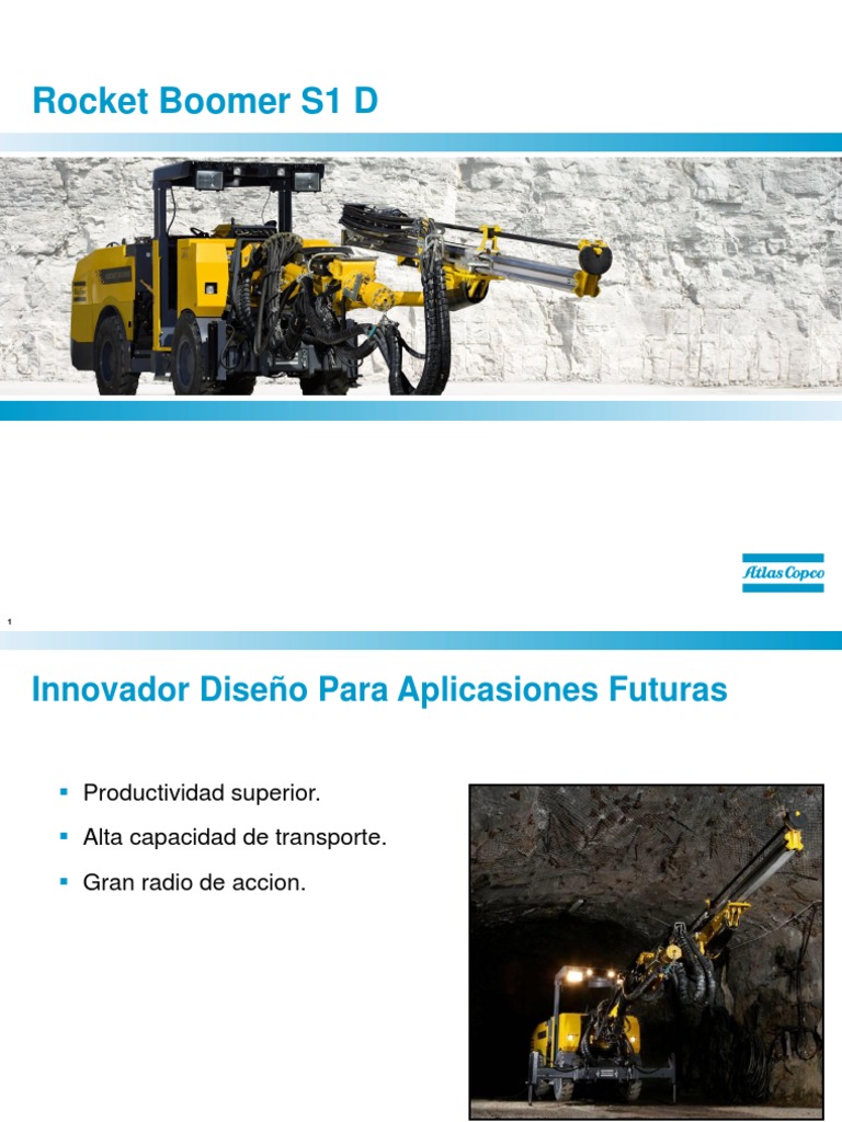 Rocket Boomer S1 Diseño innovador perforadora | PDF