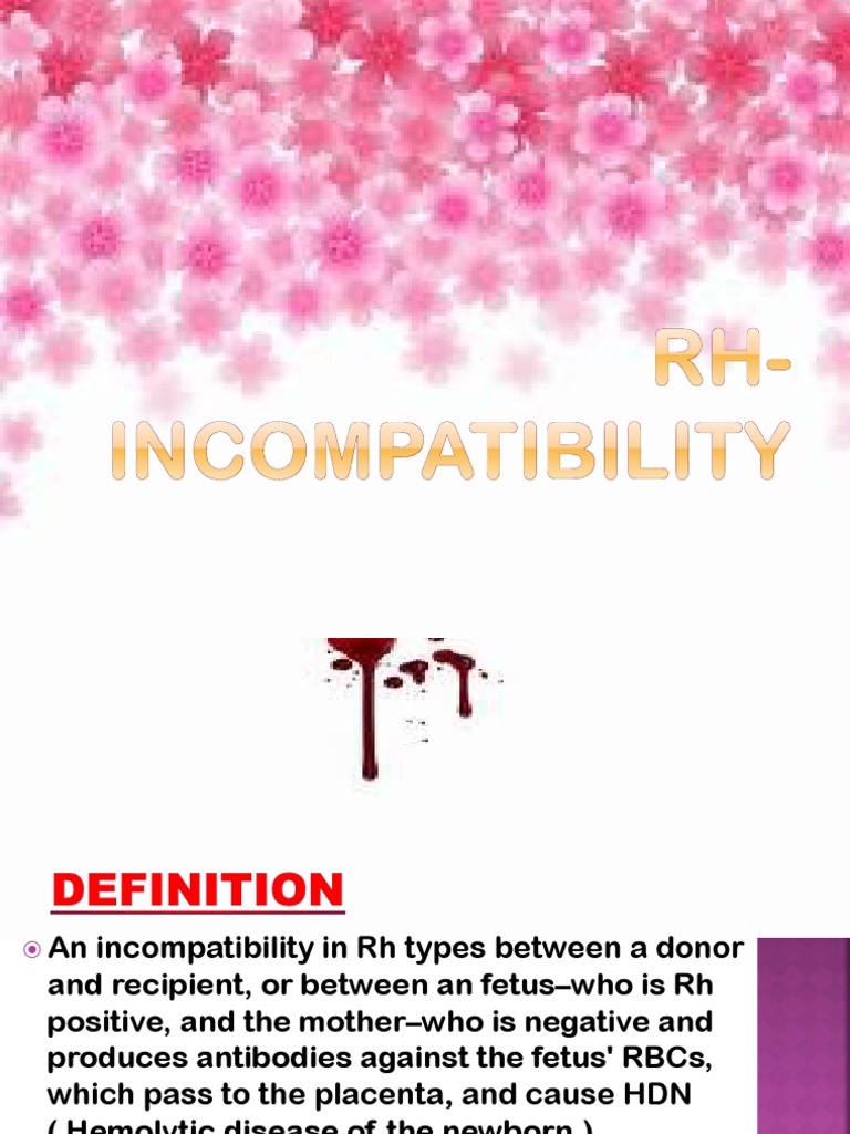 RH Incompatibility | PDF | Human Reproduction | Clinical Medicine