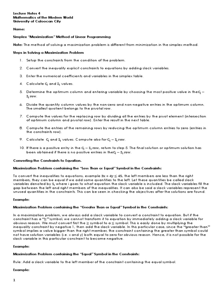Linear Prgramming | PDF | Mathematical Optimization | Linear Programming