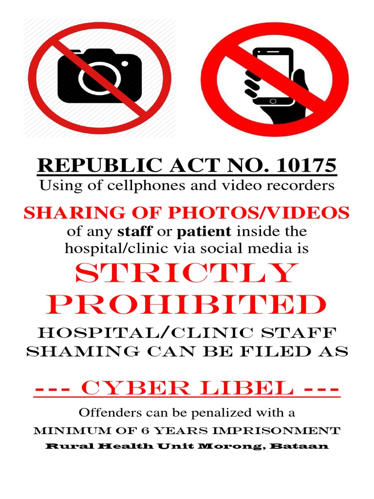 Republic Act No. 10175: Sharing of Photos/Videos | PDF