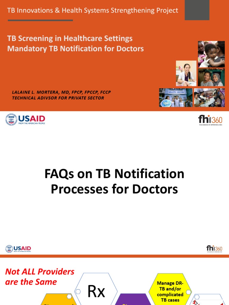 Mandatory TB Notification Guide | PDF | Health Care | Hospital