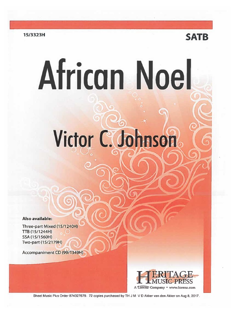 African Noel PDF | PDF | Percussion Instruments | Music Production