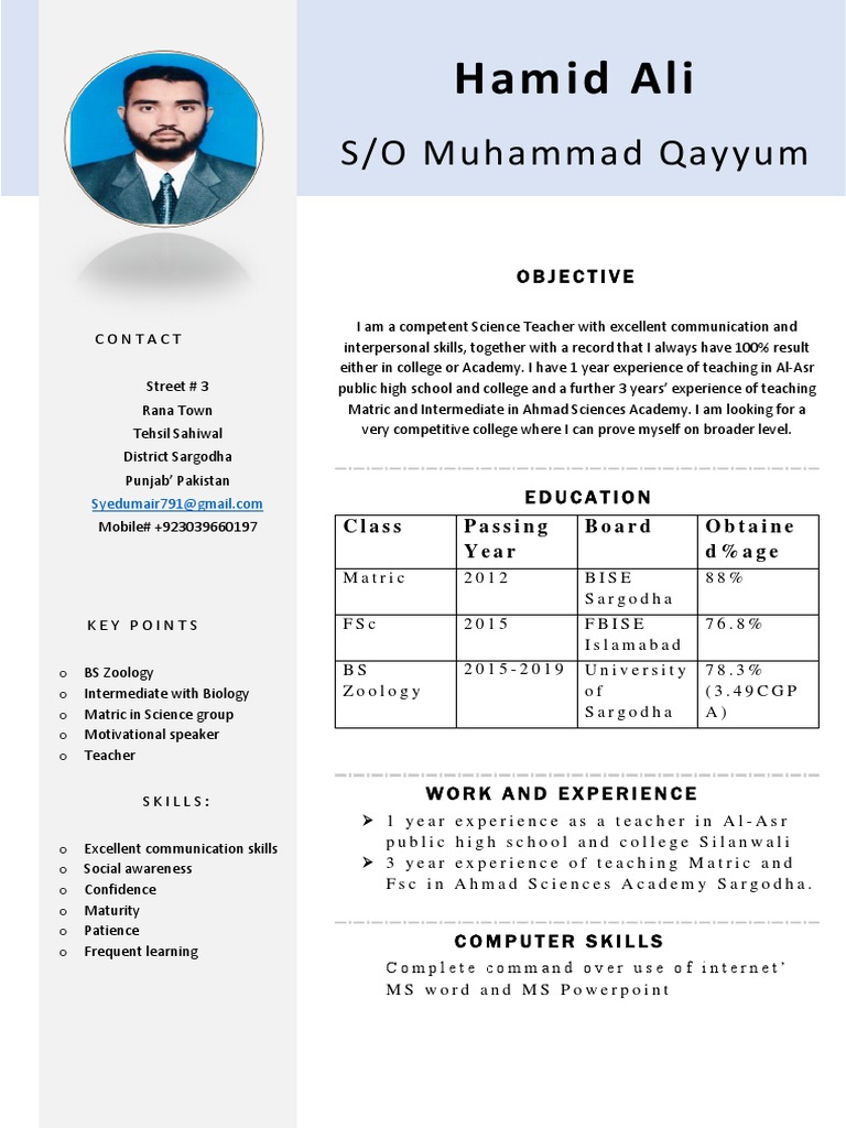 Hamid Ali: S/O Muhammad Qayyum | PDF | Psychology | Psychological Concepts