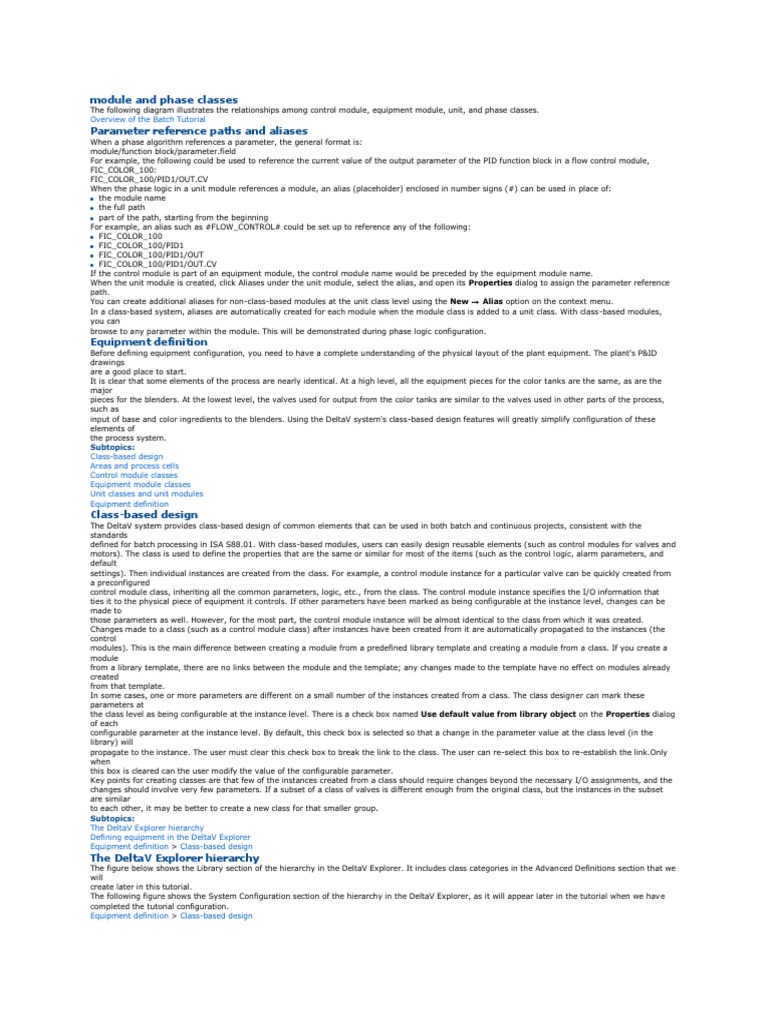 Module And Phase Classes Parameter Reference Paths And Aliases Pdf Parameter Computer