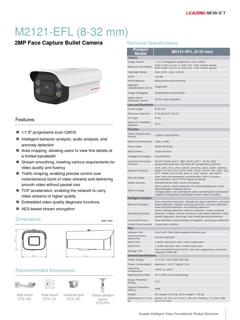 Huawei M2121-EFL (8-32 MM) Datasheet | PDF | Streaming Media | Port ...