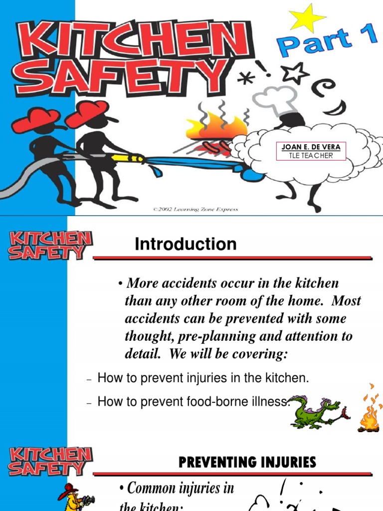 Kitchen Safety: Injury Prevention Tips | PDF | Cookware And Bakeware ...