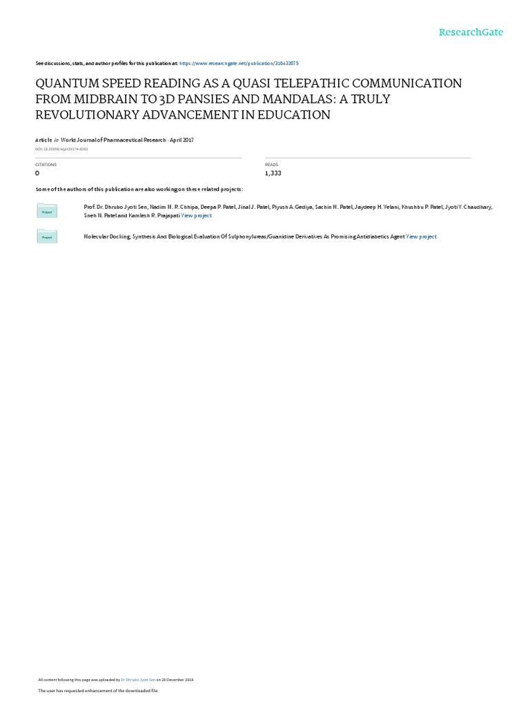 Quantum Speed Reading Revolution in Education | PDF | Yoga | Senses