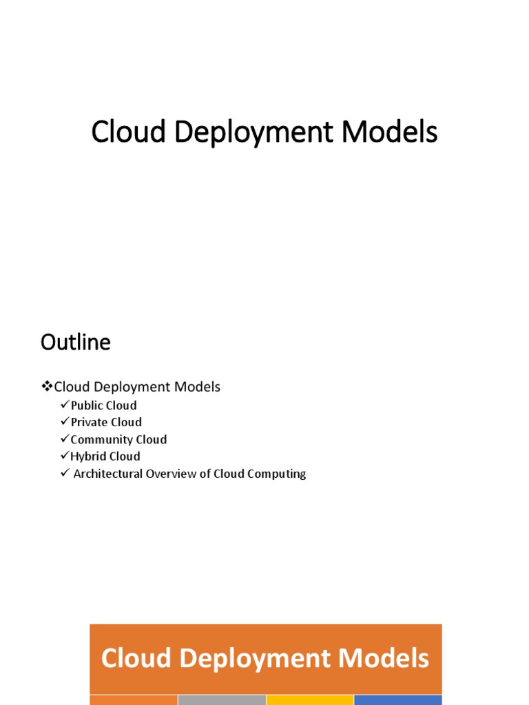 An In-Depth Look at Cloud Deployment Models: Understanding the ...