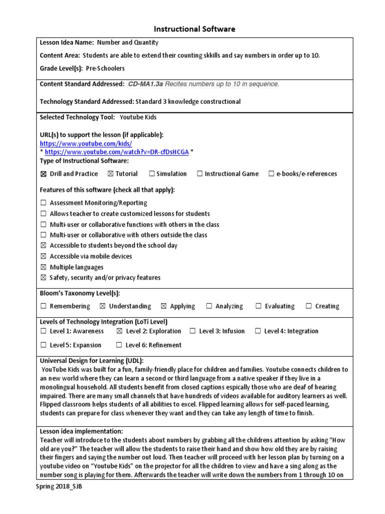 Itech Lesson Plan | PDF | Teachers | Teaching