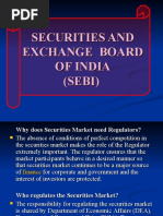 Project On Sebi | PDF | Securities (Finance) | Reserve Bank Of India