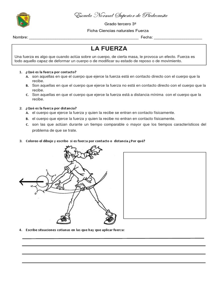 Hoja De Trabajo Sobre La Distancia De La Fuerza De Trabajo 110 Ideas