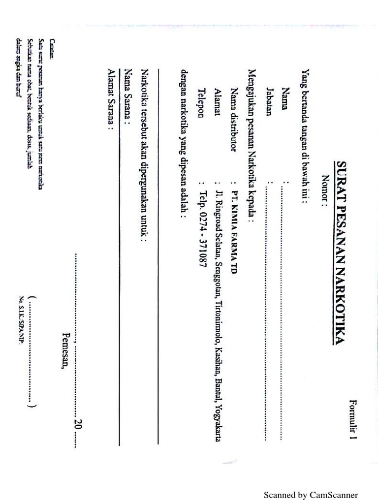 Scanned Document Overview | PDF