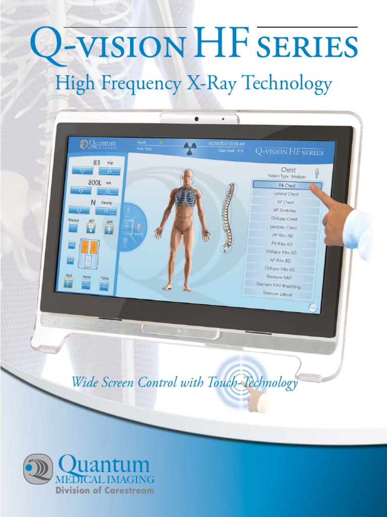 Quantum Q-VISION HF Series Brochure | PDF | Computer Monitor | Radiography