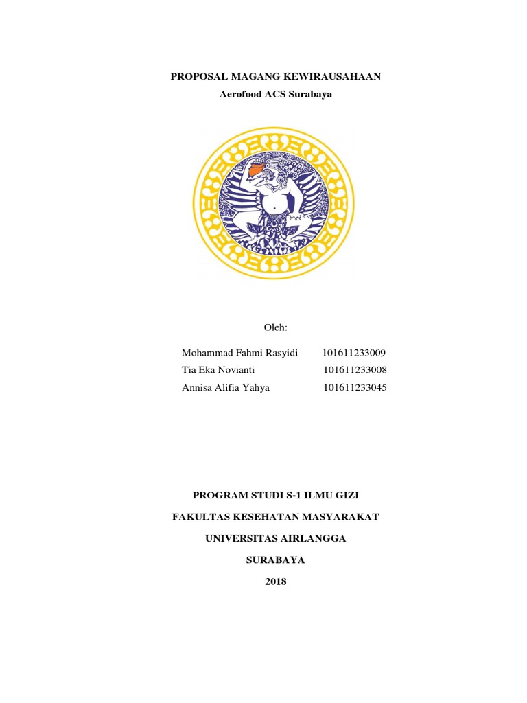 Proposal Magang Acs Aerofood-1 | PDF