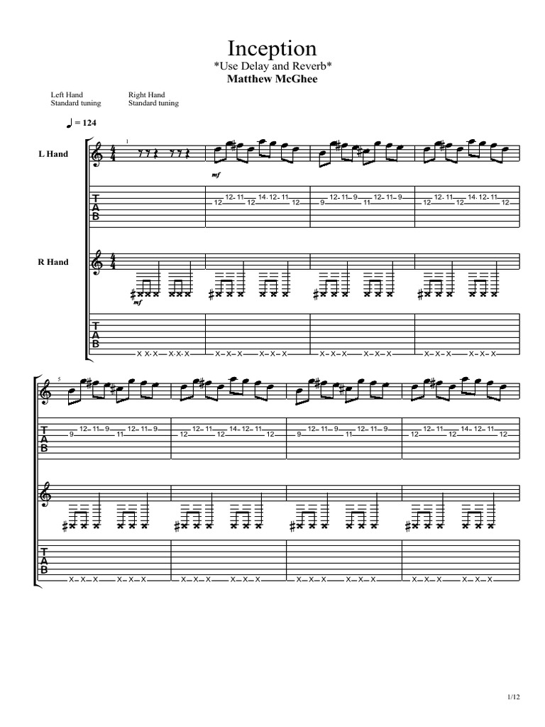Matthew McGhee - Inception | PDF