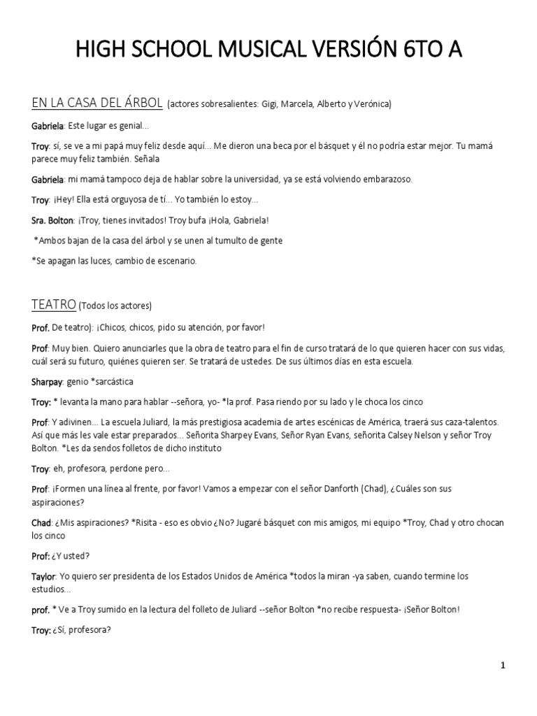 High School Musical | PDF