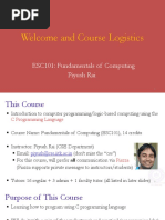 CS 101: Computer Programming and Utilization | PDF | Art