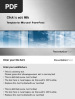 Blue Screen PPT Templates | PDF | Websites | Multimedia