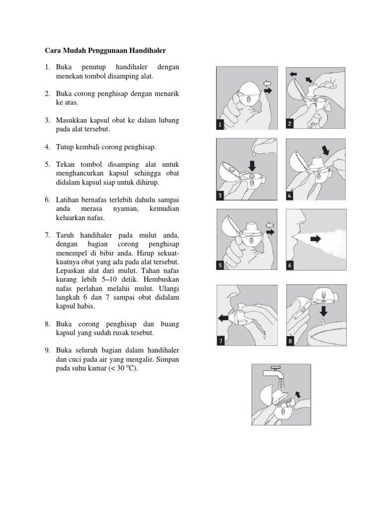 Cara Mudah Penggunaan Handihaler | PDF