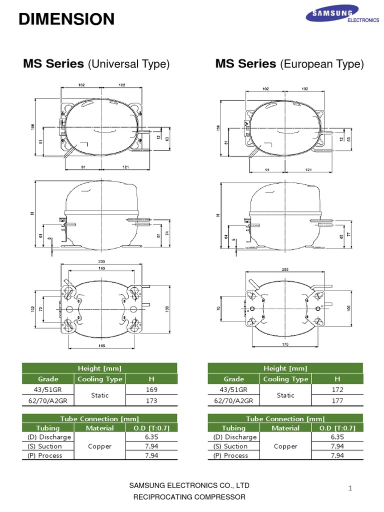 Dimension: MS Series MS Series | PDF | Energy Technology | Temperature