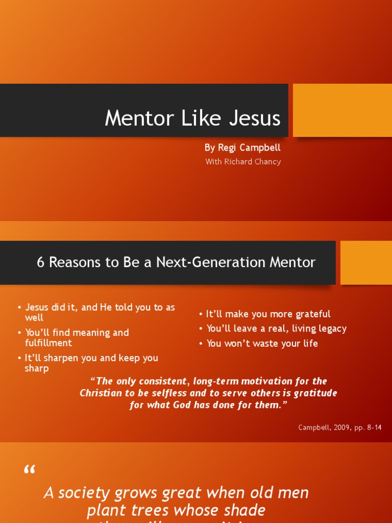 Mentor Like Jesus | PDF | Fruit Of The Holy Spirit | Christian Belief ...