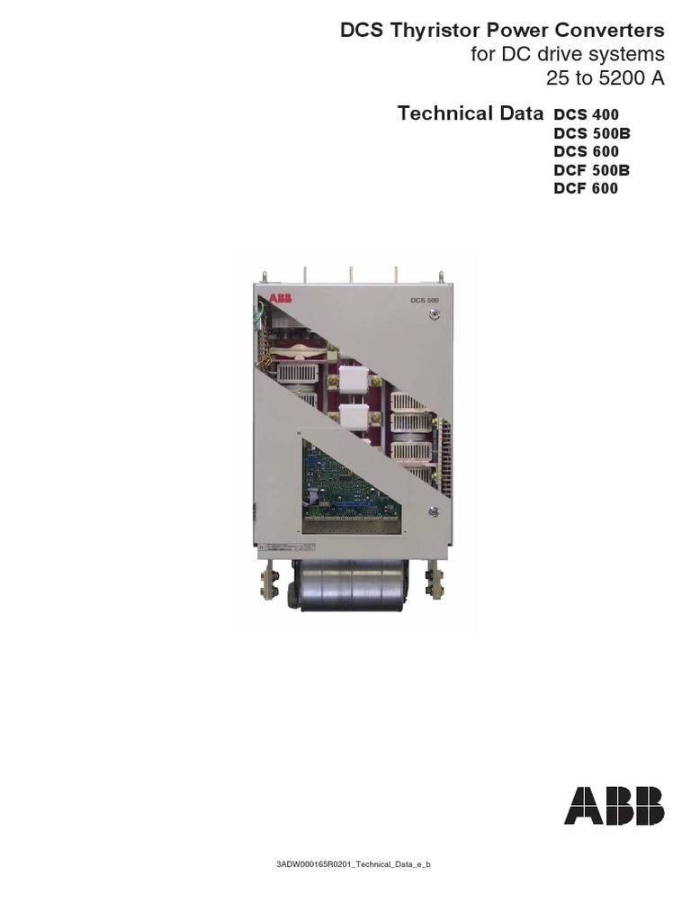 DCS500B Abb PDF | PDF | Direct Current | Electricity