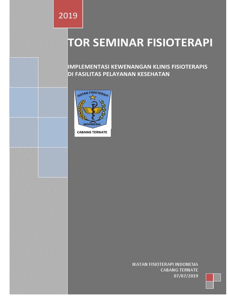 Lampiran Surat (TOR Seminar) Ternate 2019 PDF | PDF