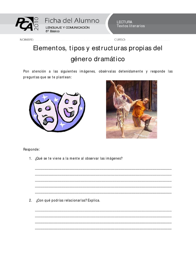 Género Dramático | PDF | Tragedia | Teatro