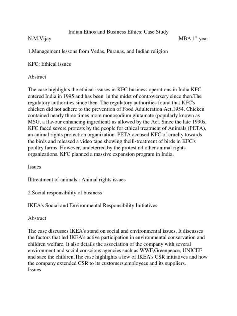 KFC | PDF | Corporate Social Responsibility | Knowledge Management