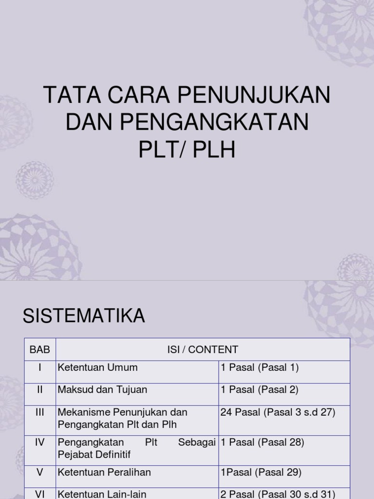 PLT Dan PLH | PDF