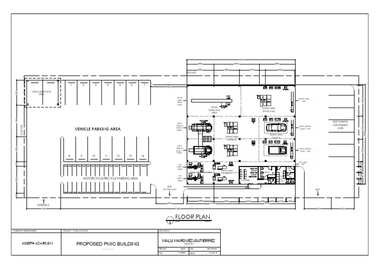Pmic - FLR PLN Layout Revised | PDF | Transport | Car