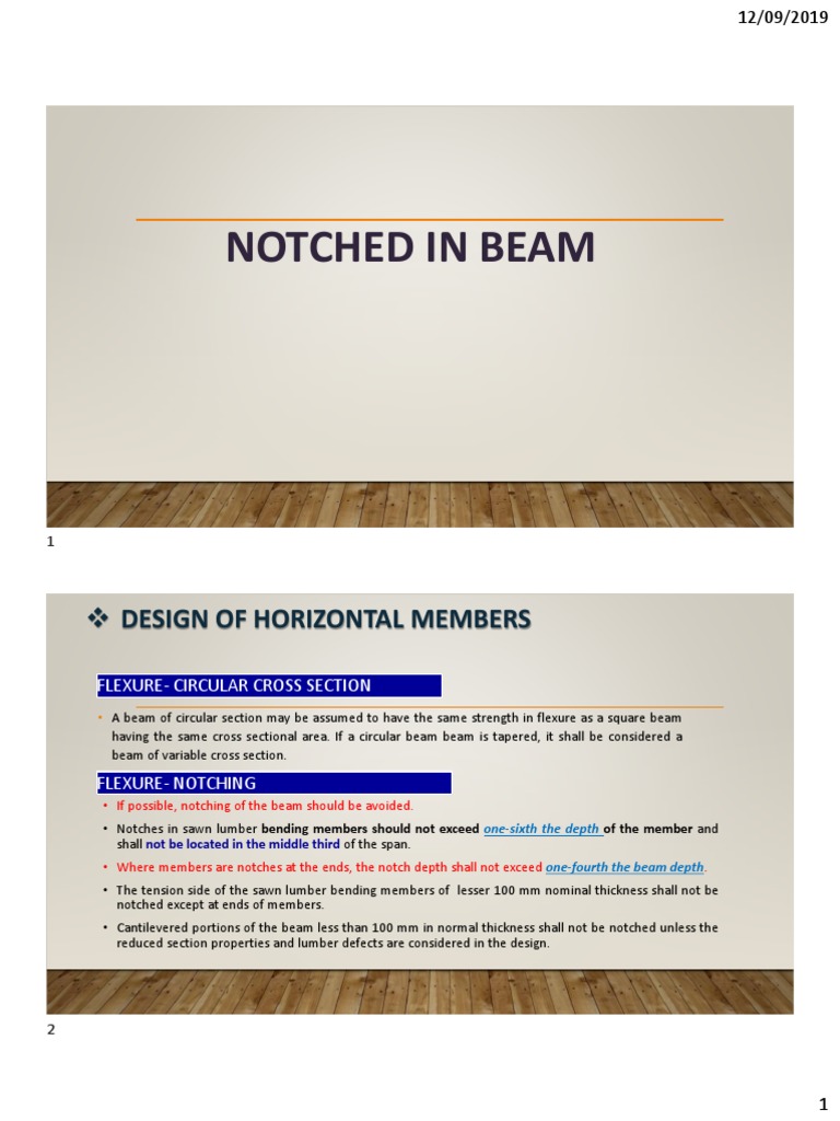 Beam Notching | PDF | Bending | Beam (Structure)