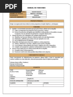 Formato de Manual de Procedimientos | PDF