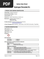 Great Value Bleach MSDS Sheet | PDF | Personal Protective Equipment | Water