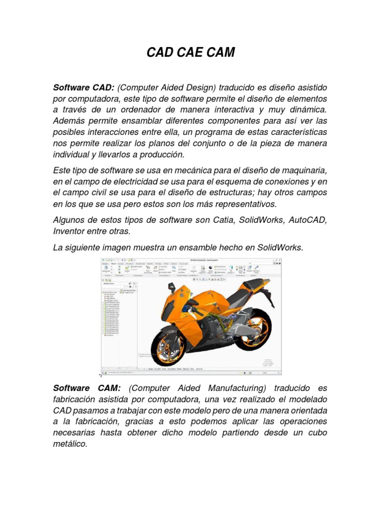 Investigacion CAD CAM CAE | PDF | Software | Simulación