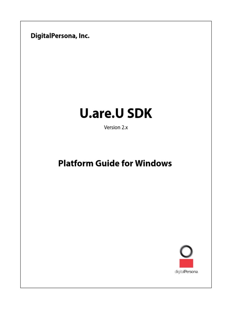 UareUSDKPlatformGuideforWindows2 1 20120628 PDF | PDF | Microsoft Windows | 64 Bit Computing