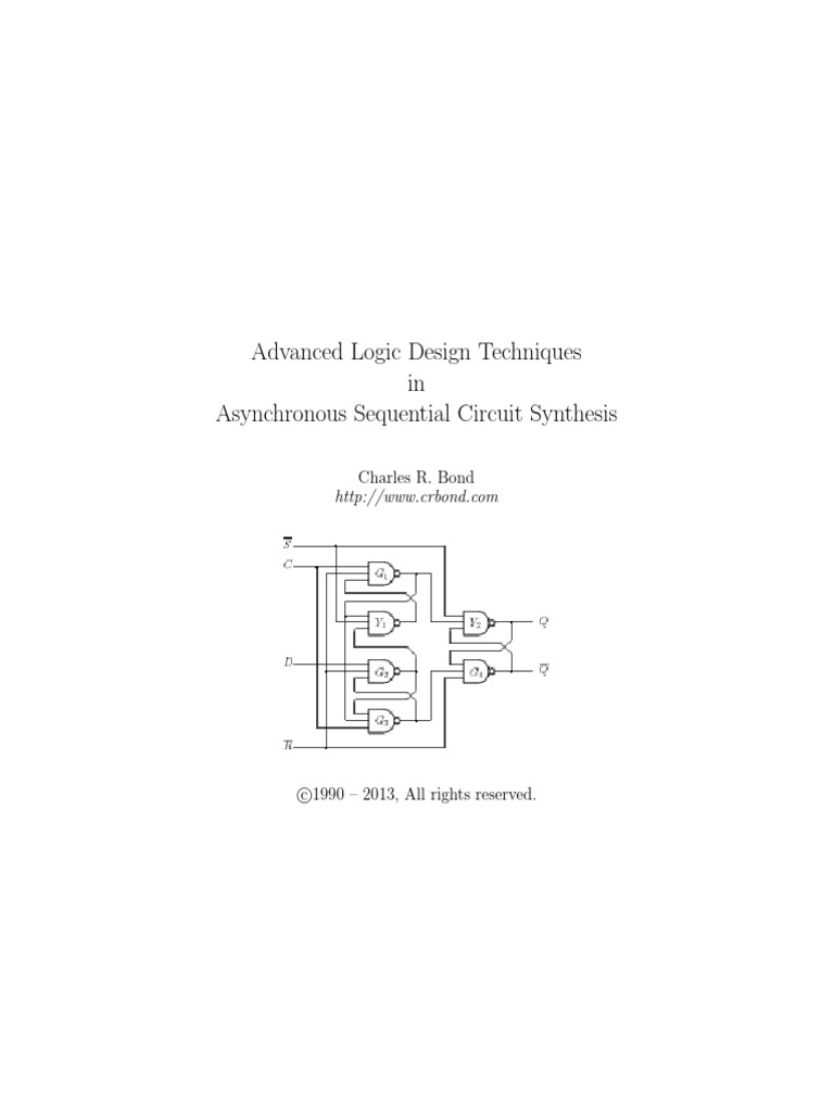 Advanced Logic Design Techniques in Asynchronous Sequential Circuit Synthesis | PDF | Logic Gate ...