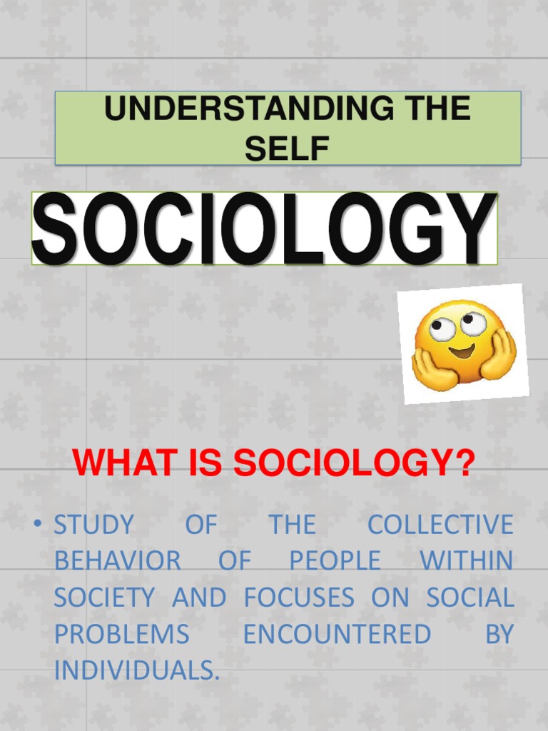 Lesson 1 Sociology | PDF | Self | Self Concept