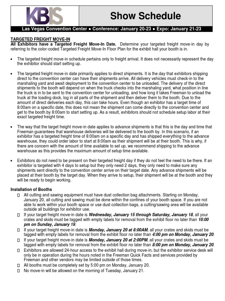 Freeman Show Schedule | PDF | Americans With Disabilities Act Of 1990 ...