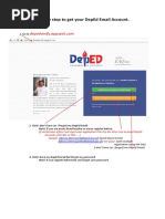 DepEd Gmail Account Request Guide | PDF | Gmail | Online Services