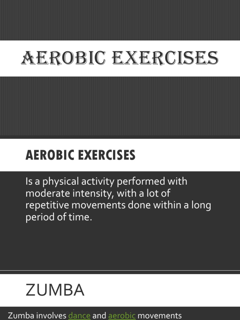 Aerobic Exercises | PDF | Aerobic Exercise | Physical Fitness