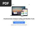 Machine Toold Design Handbook - CMTI | PDF